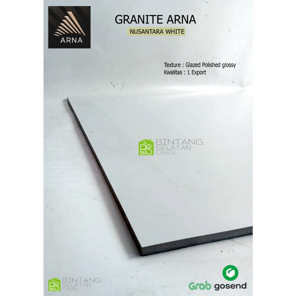 Jual GRANITE TILES ARNA NUSANTARA/ARNA NUSATARA WHITE, 60X60 GLOSSY ...
