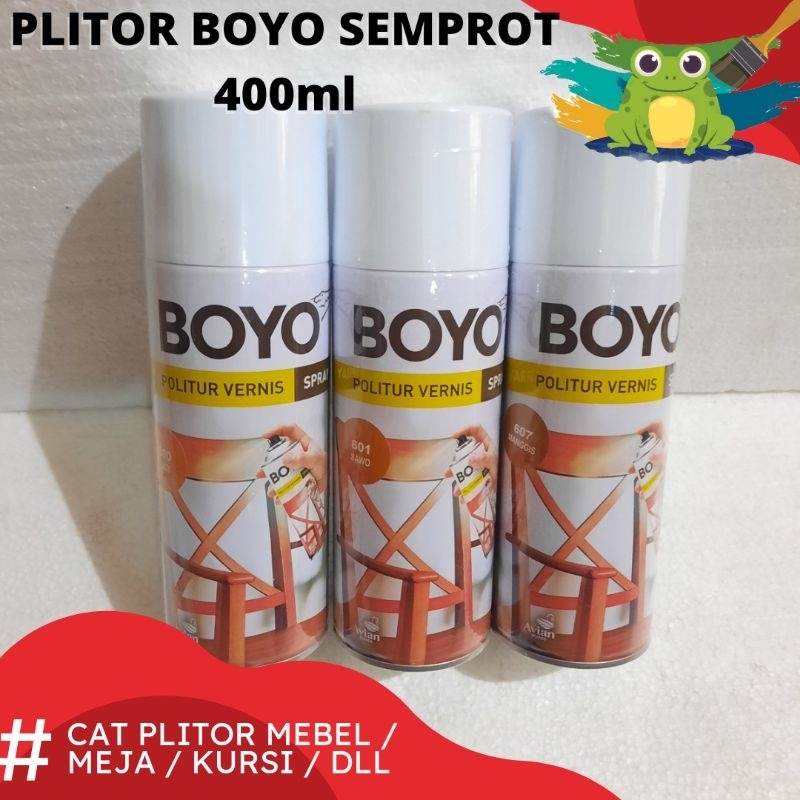 Jual PLITOR AVIAN BOYO SEMPROT 400CC CAT SEMPROT UNTUK KAYU KURSI KUSEN ...