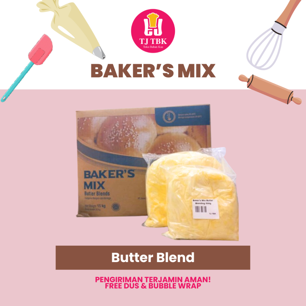 Jual Bakers Mix Anchor Butter Blending 500g & 1kg (Repack) 100% ...