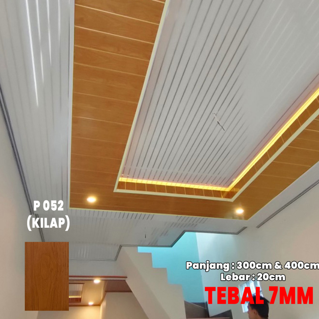 Jual Plafon PVC 4 Meter / Plafond PVC | Shopee Indonesia