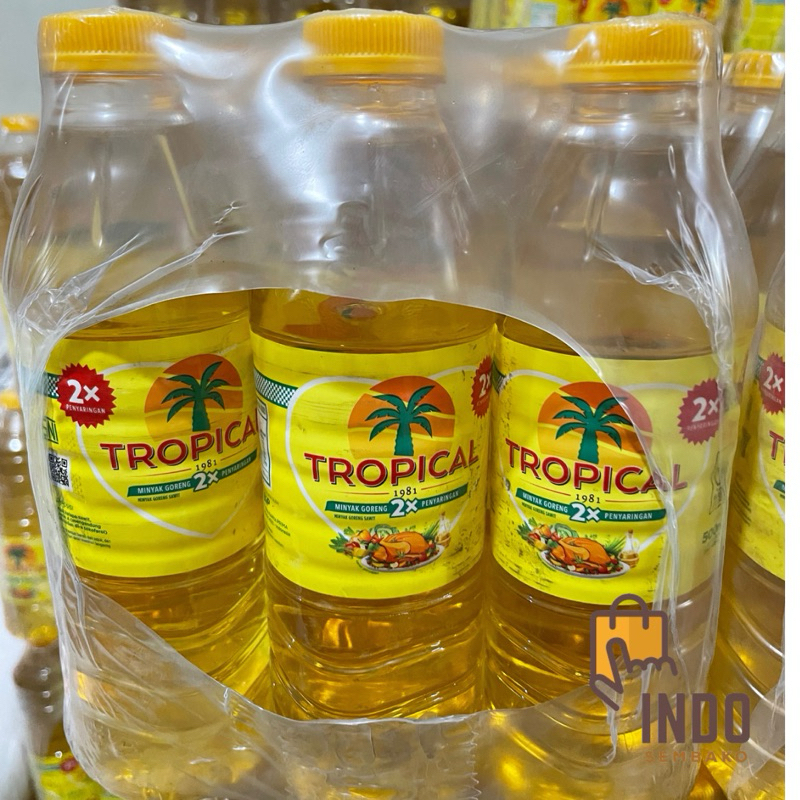 Jual Minyak Goreng Tropical 500ml / Minyak Goreng Tropical 1/2 liter ...