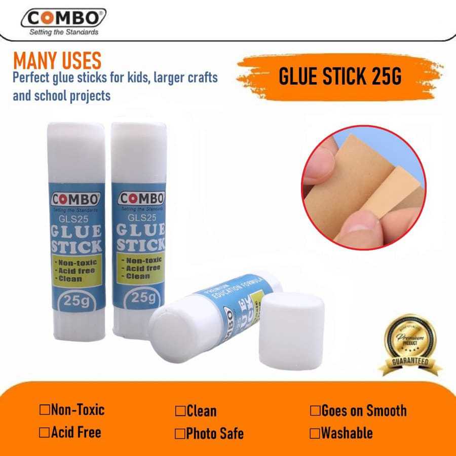 Jual Glue Stick 25Gr / Lem Stik Besar / Lem Kertas Putar / Washable ...