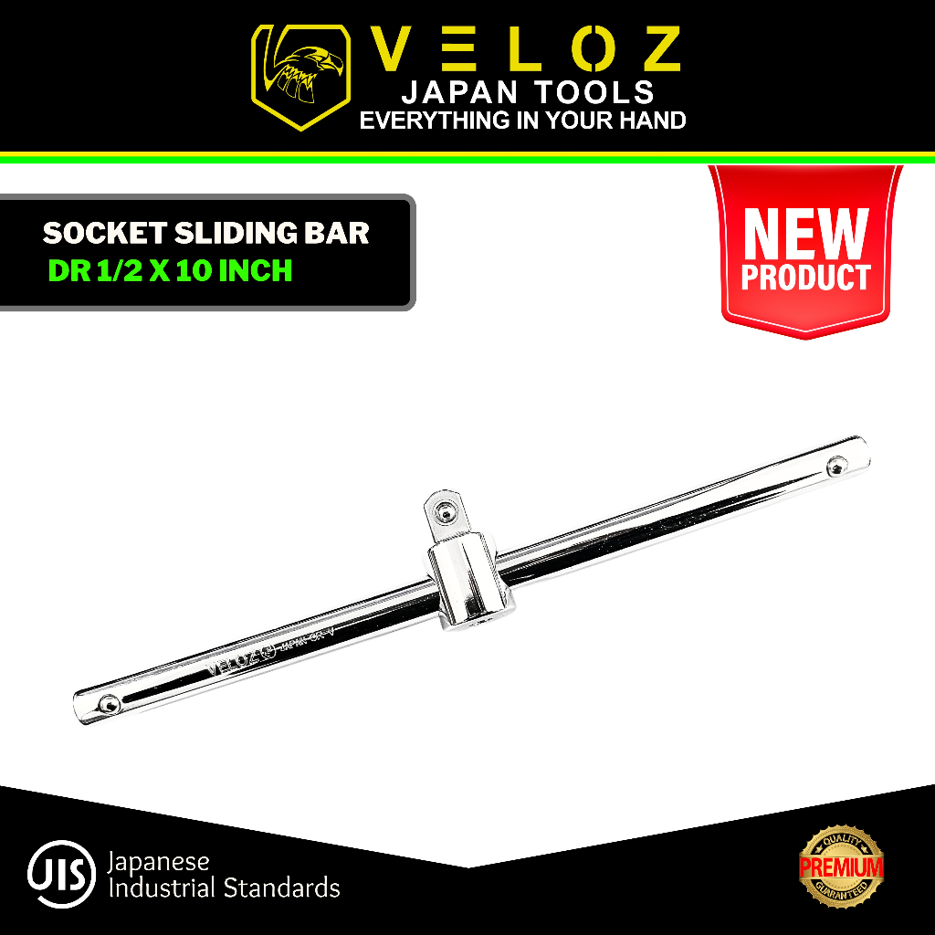 Jual Stang Socket T 10 inch / Socket Sliding Bar 1/2 x 10inch / Stang ...
