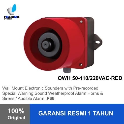 Jual Electric sounder 123db IP66 QWH50-110/220VAC (Qlight) | Shopee ...
