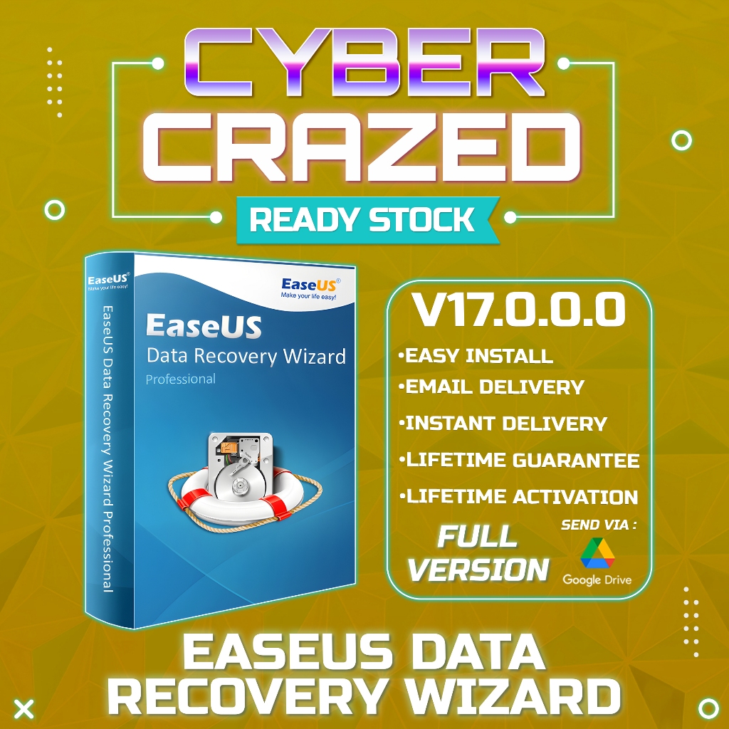 Jual EaseUS Data Recovery Wizard 17.0.0.0 Build 20231121 Full Version ...
