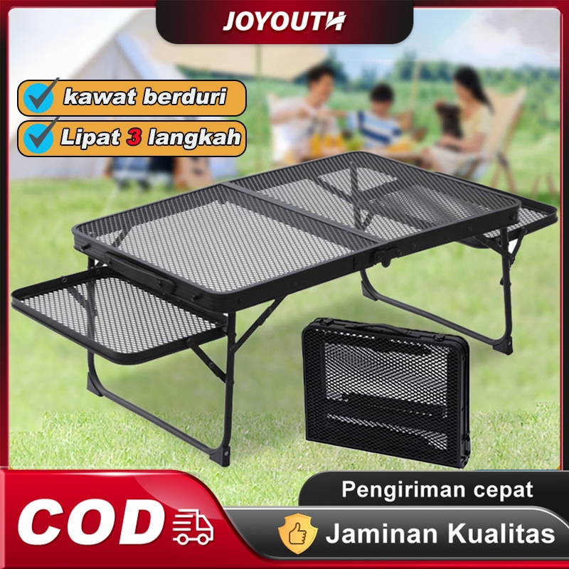 Jual JOY Meja lipat Grid Meja Lipat Piknik Meja Outdoor Aluminium ...