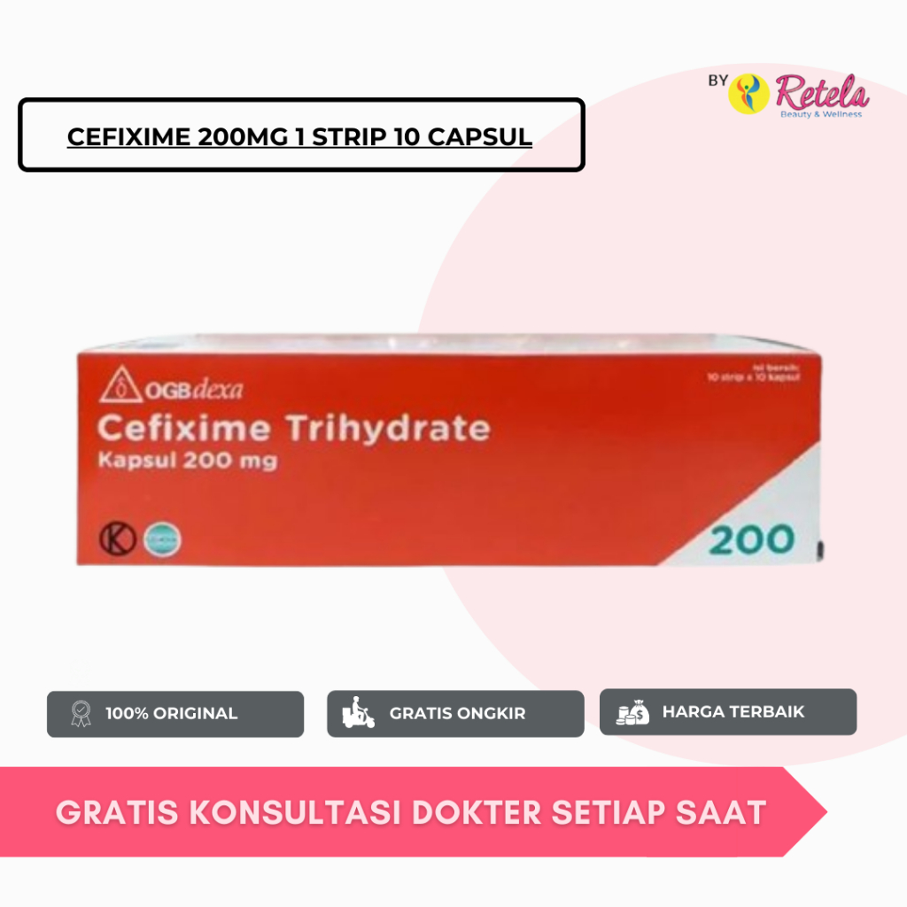 Jual CEFIXIME 200MG 1 BOX 10 STRIP (100 KAPSUL) | Shopee Indonesia Jual CEFIXIME 200MG 1 BOX 10 STRIP (100 KAPSUL) | Shopee Indonesia