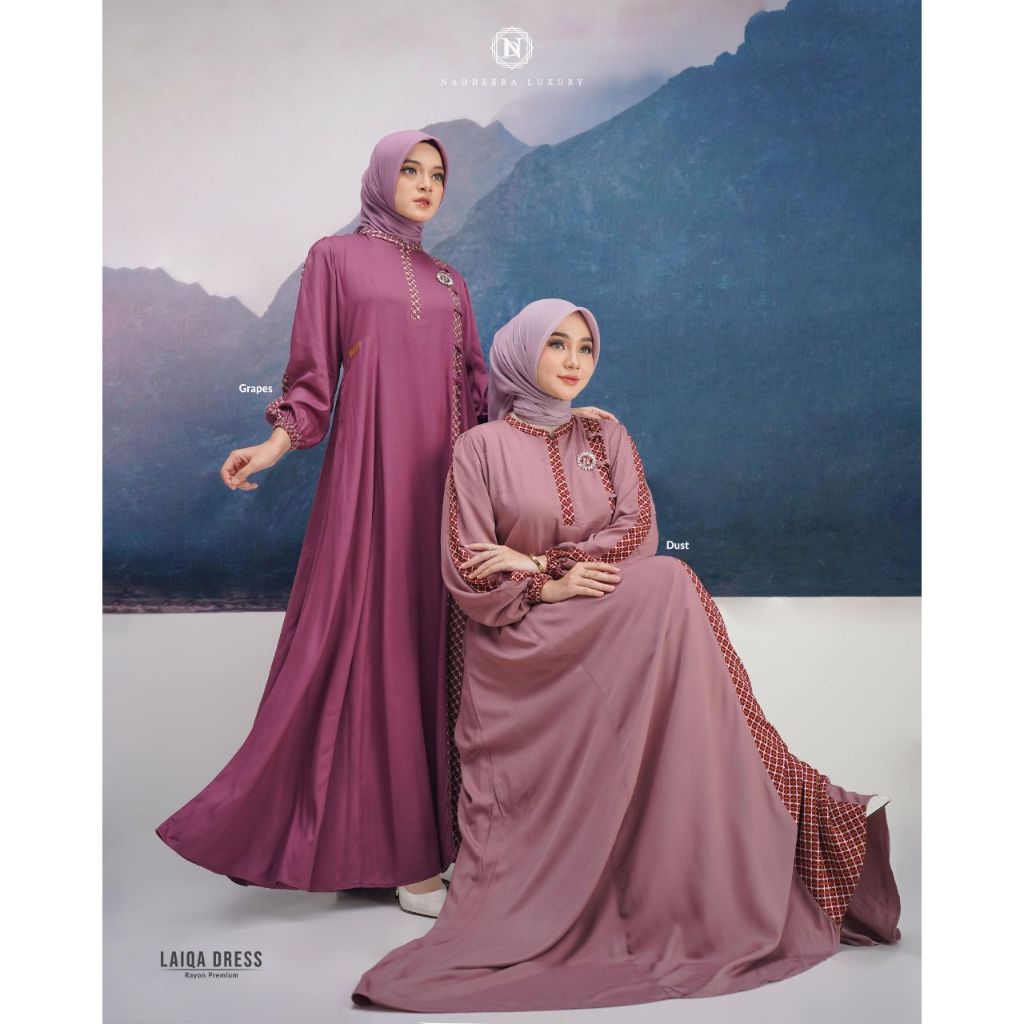 Jual LAIQA DRES BY NADHEERA LUXURY | Shopee Indonesia