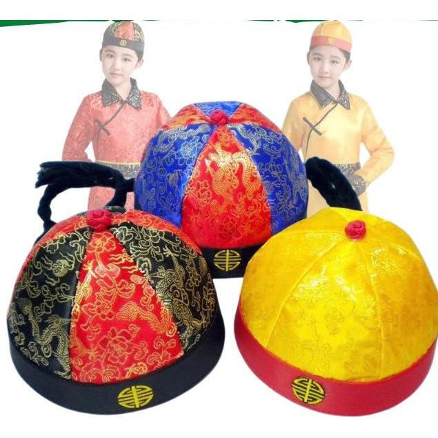 Jual topi imlek adat tradisional tionghua / topi chinese anak laki dan ...
