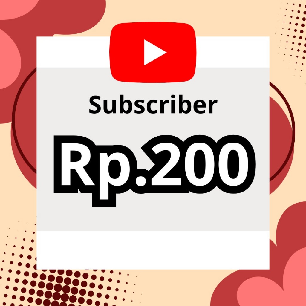 Jual Jasa Booster Youtube - Tambah Subscribers Youtube - S10 | Shopee Indonesia