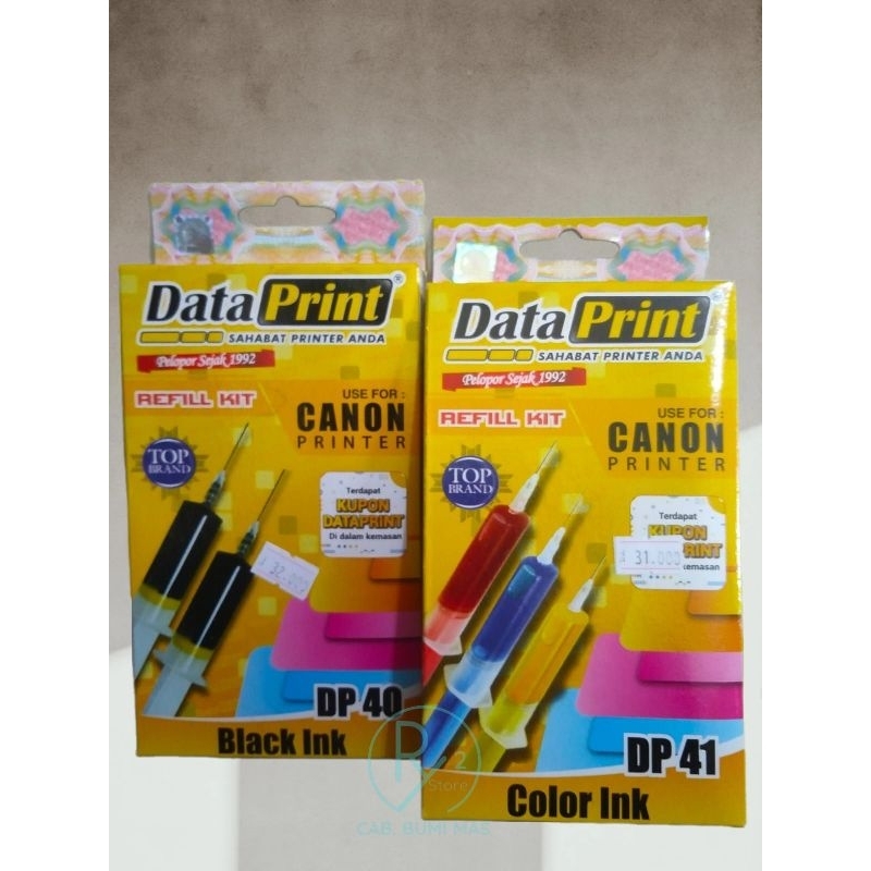Jual (1 PCS) TINTA SUNTIK DATA PRINT (HITAM/WARNA) | Shopee Indonesia