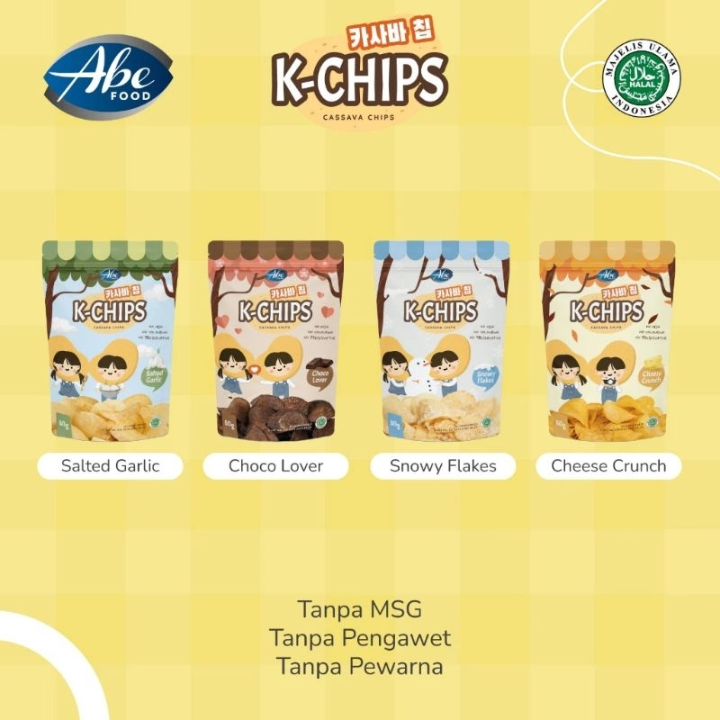 Jual Abe Food K-Chips Cassava Chips Keripik Singkong | Shopee Indonesia