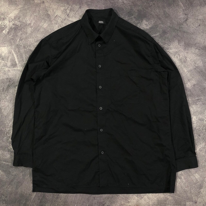 Jual Musinsa Standard Basic Shirt (kemeja hitam, formal, casual ...