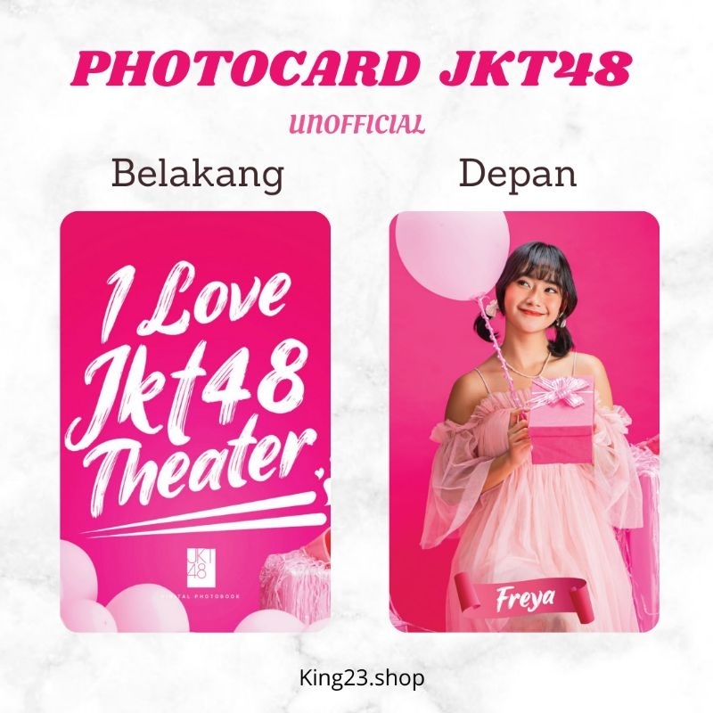 Jual Photocard JKT48 unofficial/fanmade edisi i love teater JKT48/edisi ...