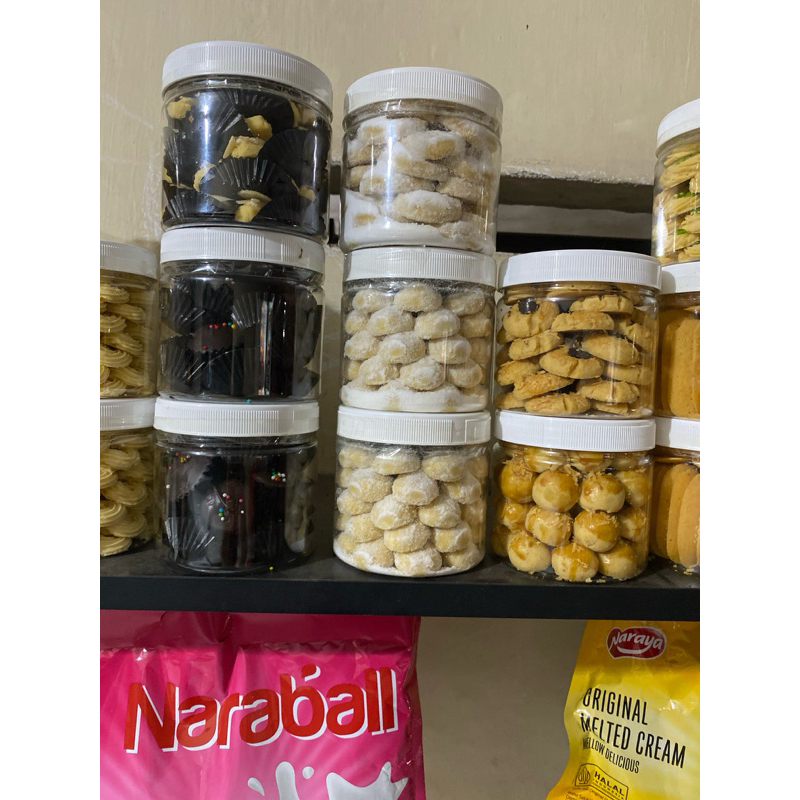 Jual Kue Kering Toples Plastik Tabung Kemasan Hamat | Shopee Indonesia
