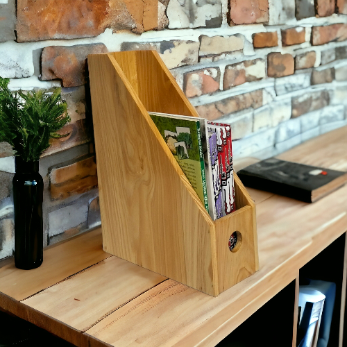 Jual Tempat file / tempat file kayu pinus/ Box file aesthetic/ wooden ...