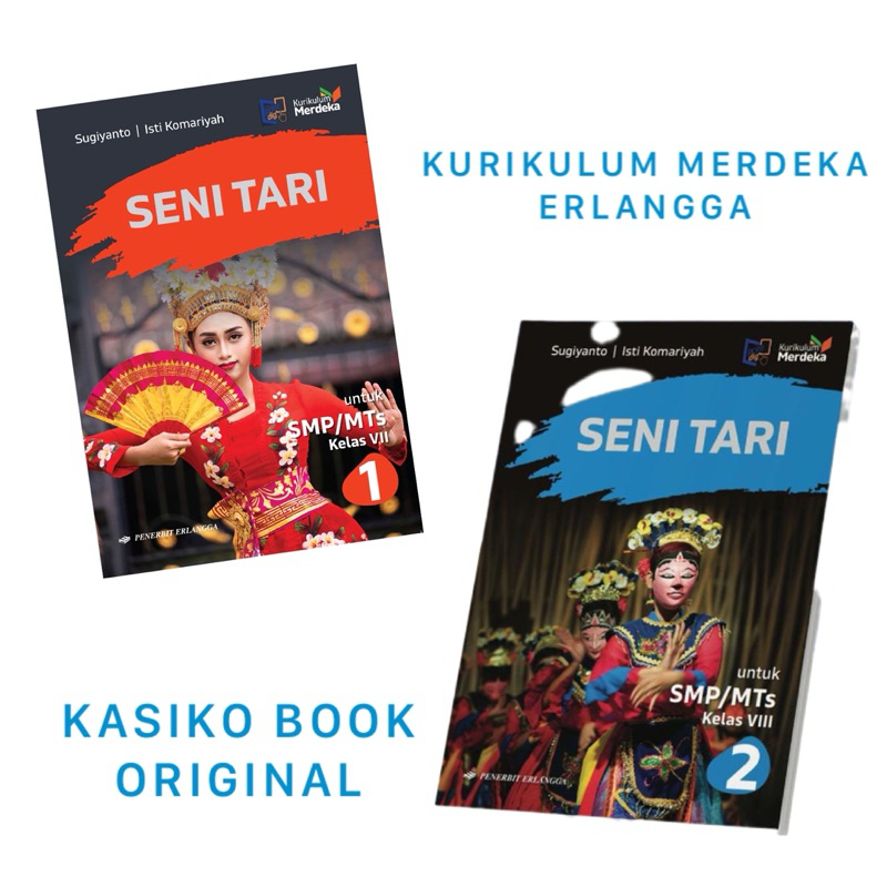 Jual ORIGINAL BUKU SENI TARI UNTUK SMP KELAS 1 2 3 / 7 8 9 KURIKULUM MERDEKA ERLANGGA | Shopee ...