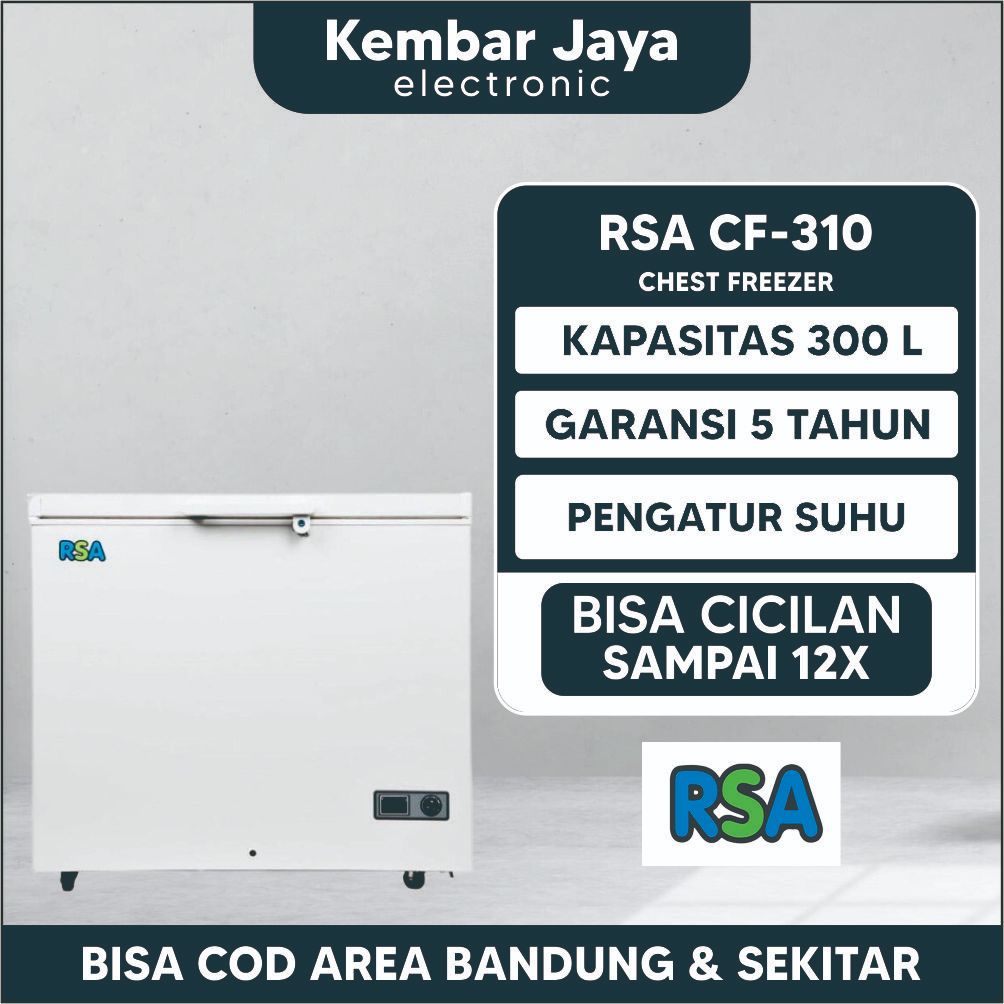 Jual CHEST FREEZER RSA CF-310 Pembeku makanan | Shopee Indonesia