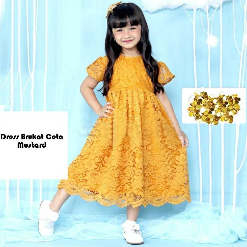 Jual DRESS BORKAT IMPORT / GAUN ANAK PEREMPUAN /BAJU ANAK TERMURAH | Shopee Indonesia