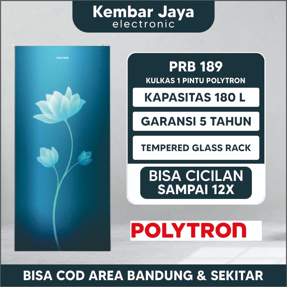 Jual KULKAS POLYTRON PRB 189 LEMARI ES 1 PINTU PRB189 PRB 189 | Shopee ...