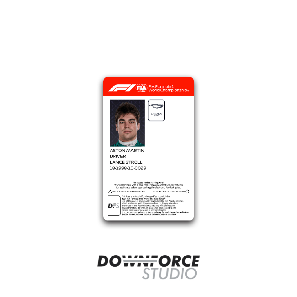 Jual F1 Driver Paddock Pass E-Money Vinyl Sticker Formula 1 - Leclerc ...