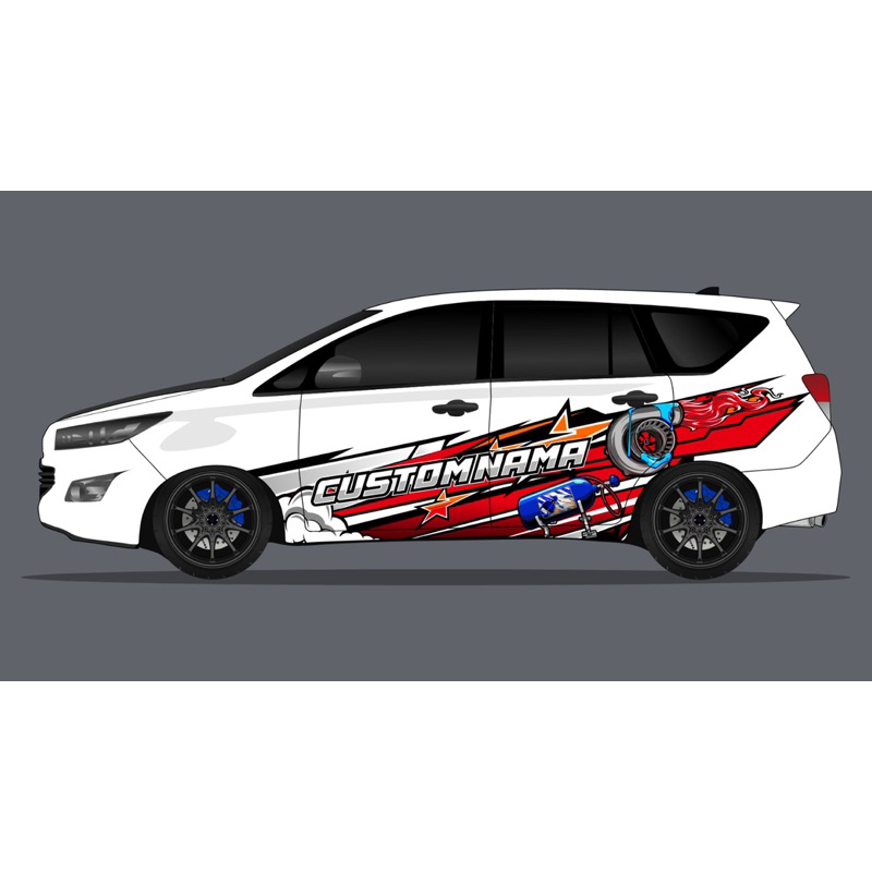 Jual Sticker Livery mobil Fortuner, Inova, Pajero, Sigra, Decal sticker ...