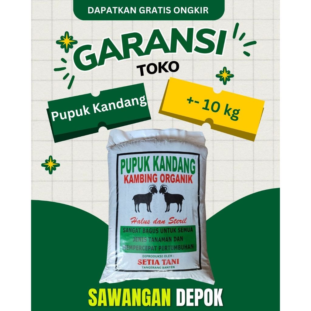 Jual MURNI Pupuk Kohe Kambing Fermentasi Halus Dan Butiran Untuk Tanman ...