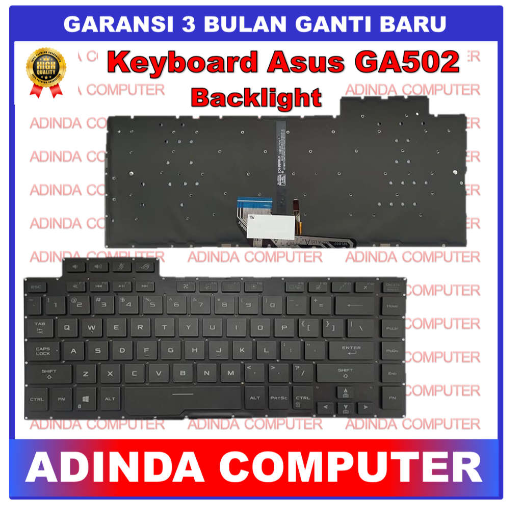 Jual Keyboard Asus ROG Zephyrus GA502 GX502 GA502D GA502DU GA502G ...