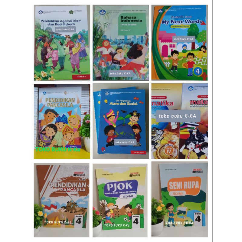 Jual BUKU SISWA DIKNAS SD/MI KELAS 4 KURIKULUM MERDEKA | Shopee Indonesia
