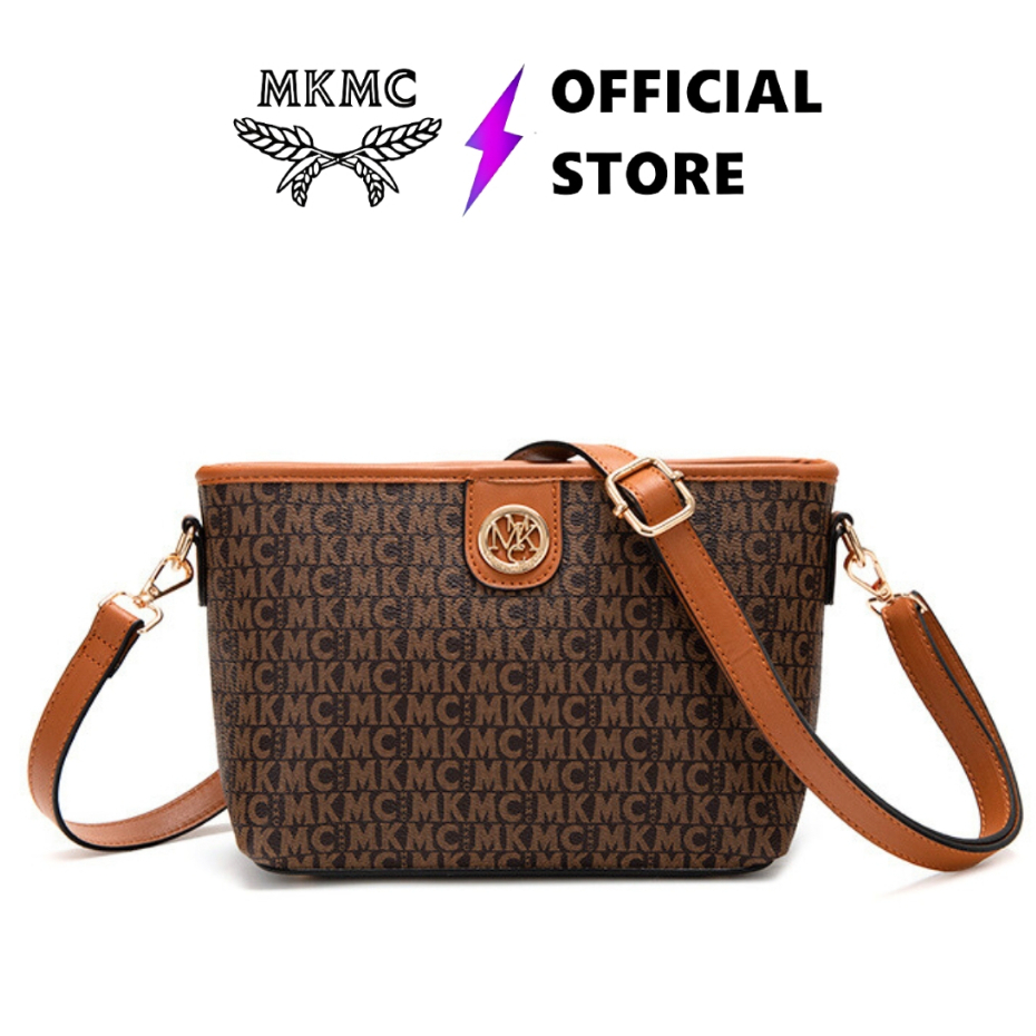 Jual MKMC Tas Selempang Wanita Import Kulit Monogram Terbaru Kekinian ...