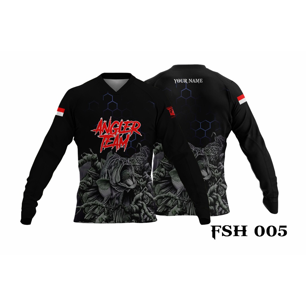 Jual BAJU MANCING / JERSEY MANCING / KAOS FISHING / FISHING ANGLER TEAM ...