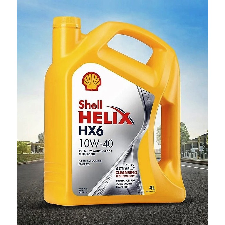 Jual Shell Helix HX6 10W-40 API SP ( 4 Liter ) Original | Shopee Indonesia