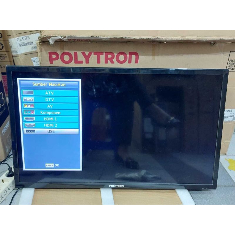 Jual TV LED Bekas digital 32 inch second like new all merk (free kayu ...