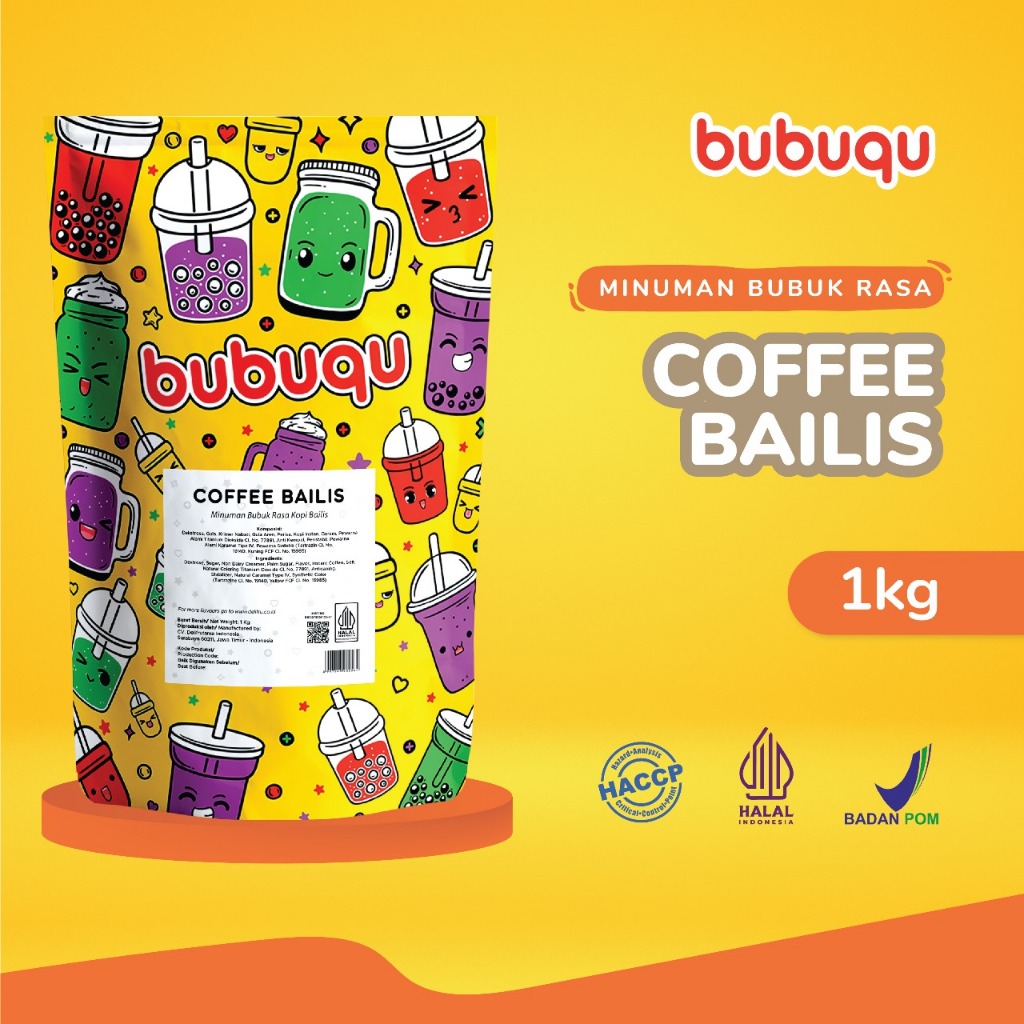 Jual Bubuqu Coffee Baileys Powder Drink 1 Kg - Bubuk Minuman Kopi ...