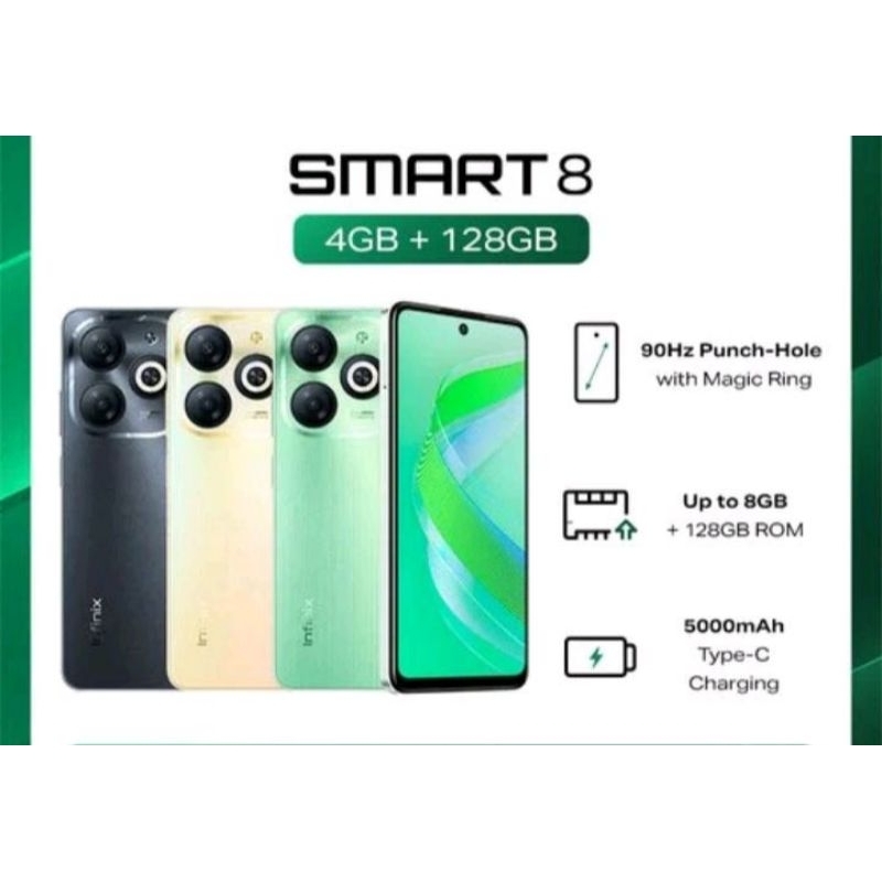 Jual Infinix Harga Hp Smart 8 Ram 8/128 Terlengkap & Harga Terbaru Juni ...