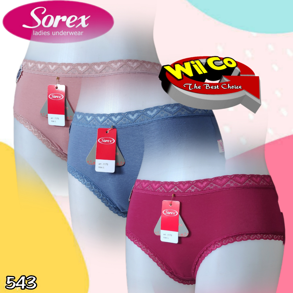 Jual K543 Sorex Celana Dalam Wanita Dewasa dan Remaja, Cd Wanita Sorex Size M L EL QL | Shopee ...
