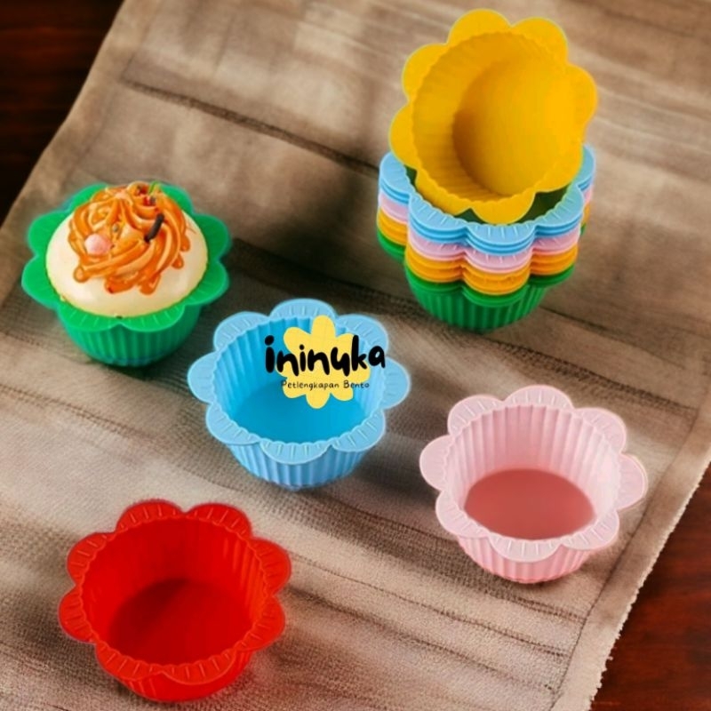 Jual Silicone Cupcake Flower Bunga Hiasan Bento Tools | Shopee Indonesia
