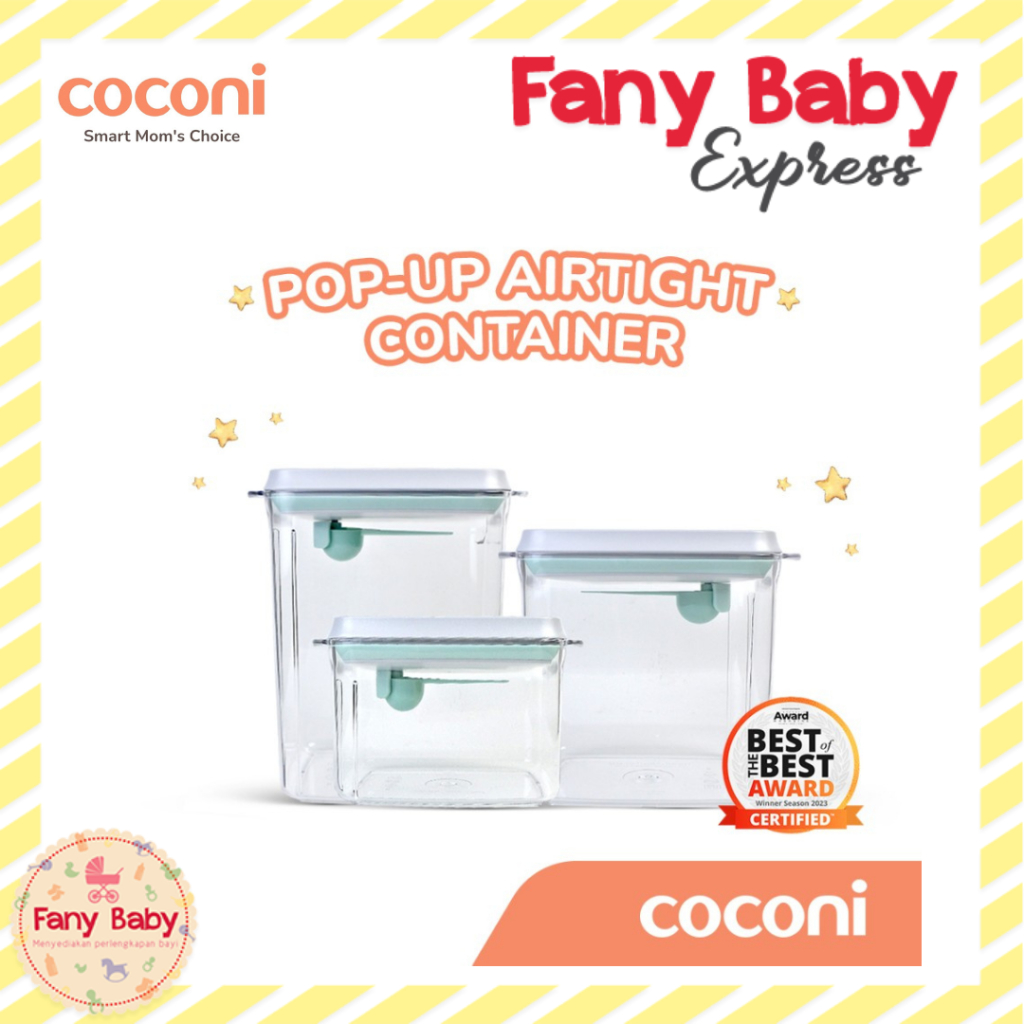 Jual COCONI POP UP AIRTIGHT FOOD CONTAINER | Shopee Indonesia