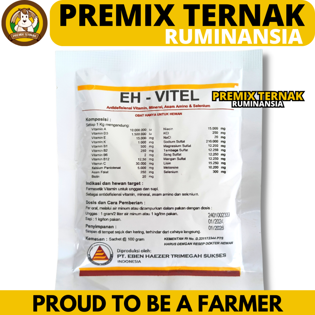 Jual EH VITEL 100 GRAM & BLOOM AND GROW 100 GRAM - Multivitamin ...