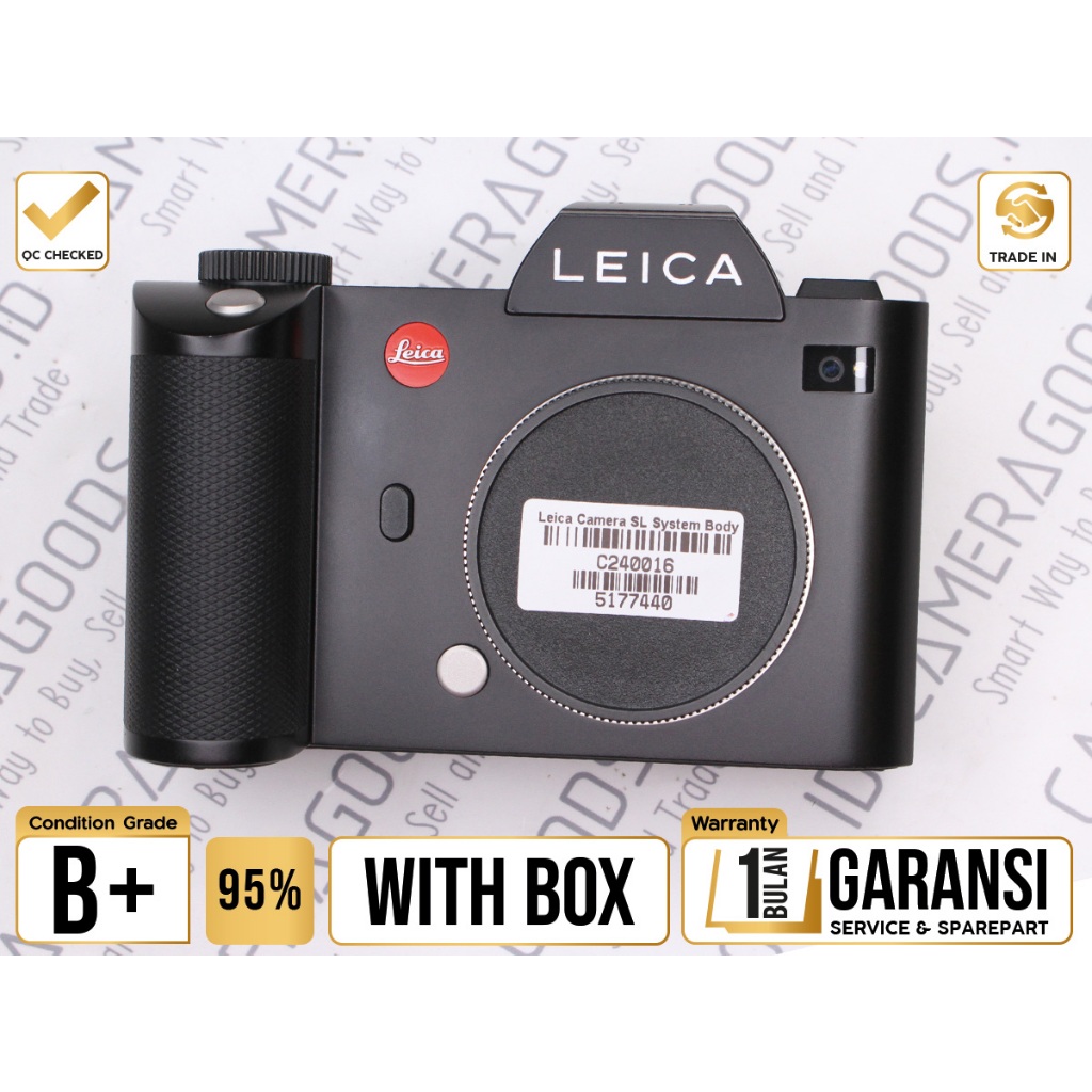 Jual Leica SL Type 601 Mirrorless Full Frame Camera - Grade B+ ...
