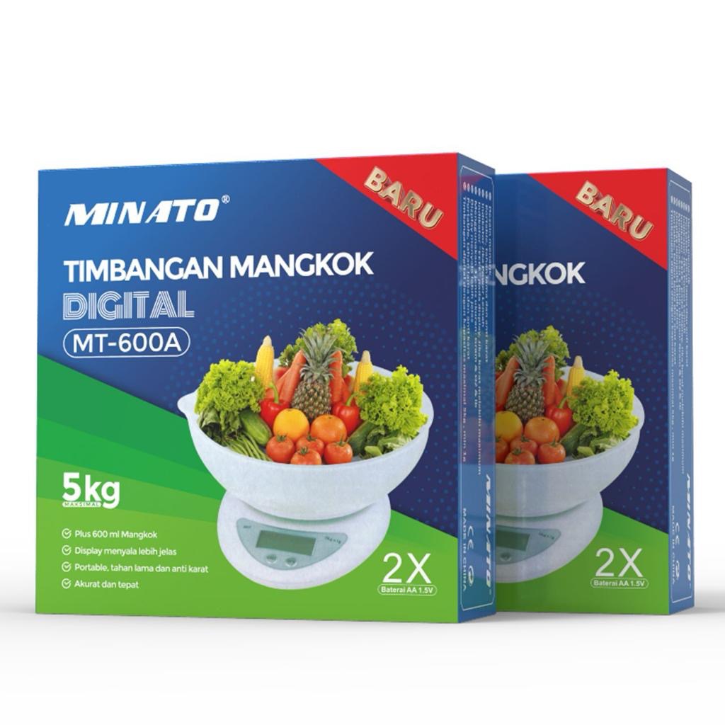 Jual Timbangan Di Gital Mangkok/Timbangan Kue 5kg Minato MT 600A | Shopee Indonesia
