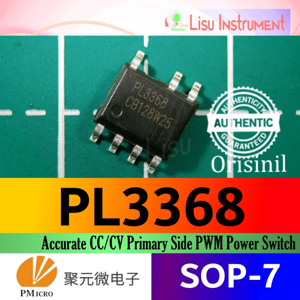 Jual PL3368 Accurate CC/CV Primary Side PWM Power Switch PL3368C SOP-7 PMicro ORIGINAL | Shopee ...