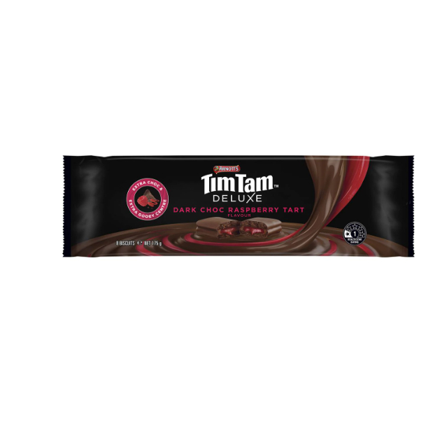 Jual Arnott's Tim Tam Deluxe Raspberry Tart Dark Chocolate Biscuits ...
