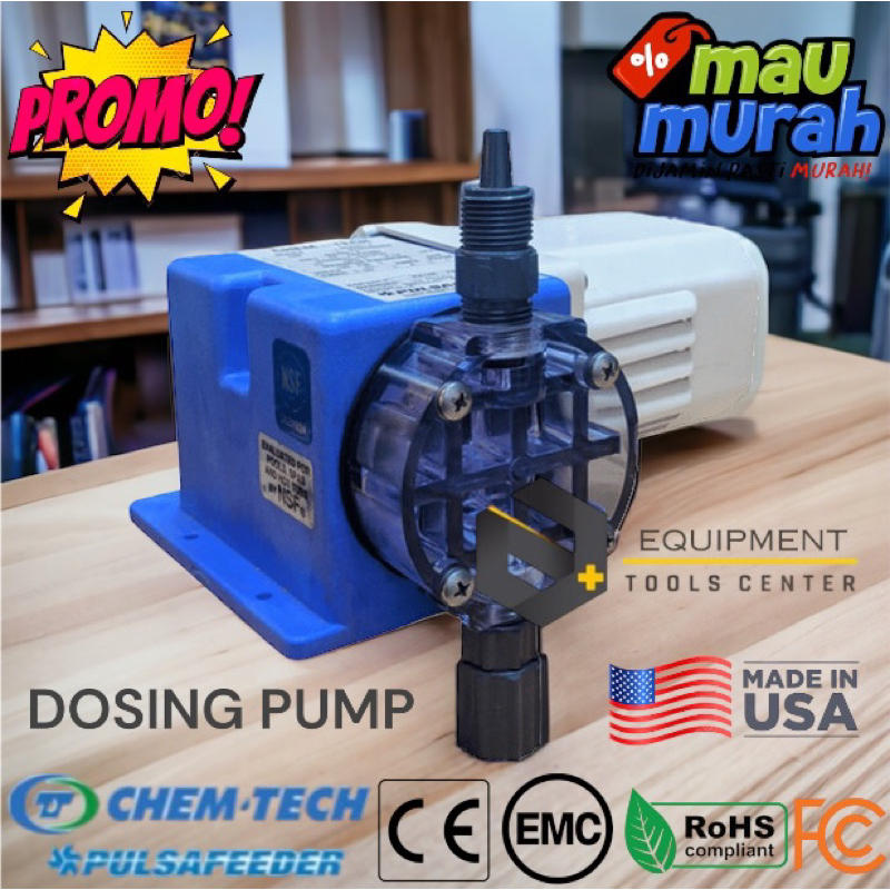 Jual Dosing pump Pompa Chemical Chemtech Pulsafeeder 100-24 3,7Lph 7Bar ...