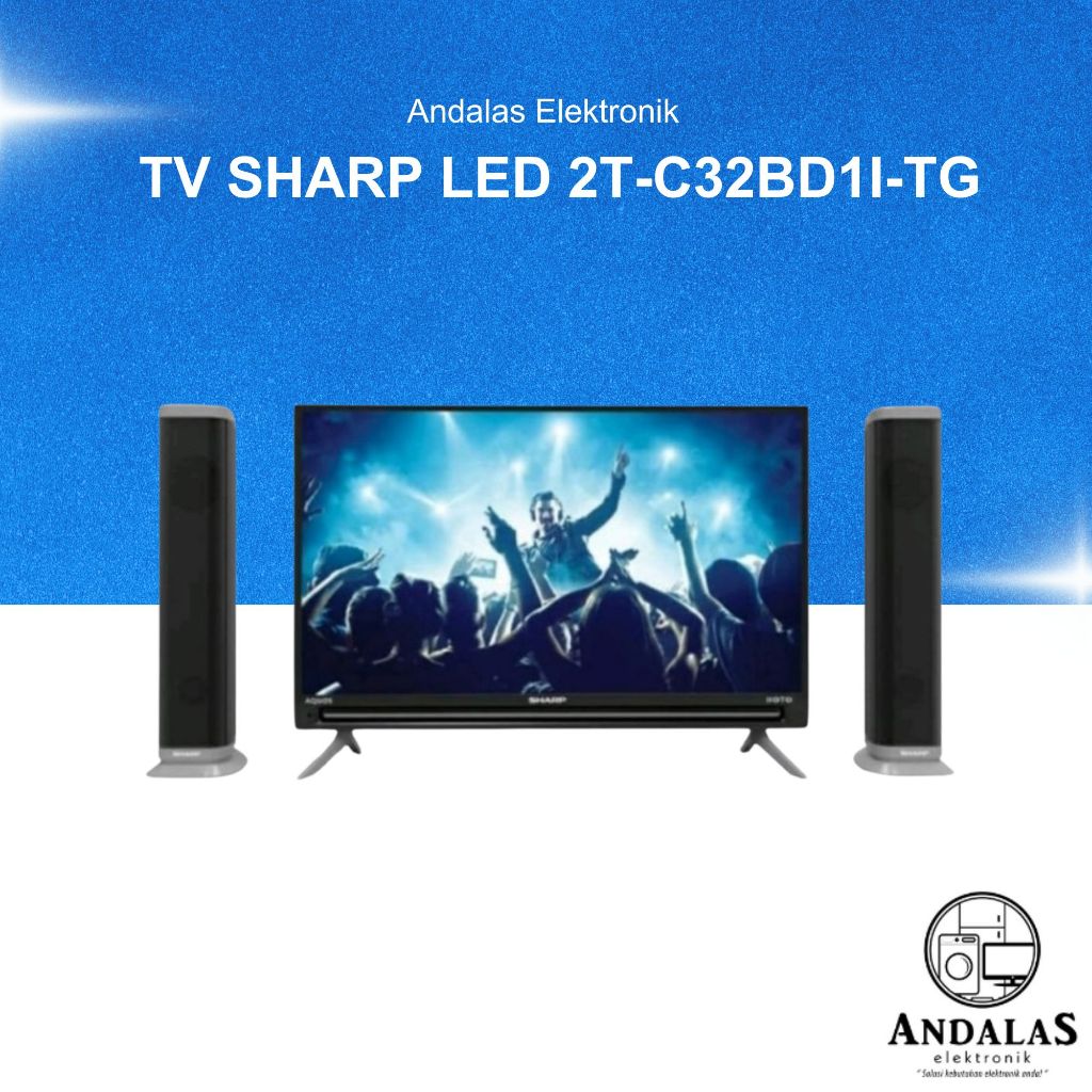 Jual SHARP LED TV 2T-32BD1I-TG 32inc 2T 32BD1I TG GARANSI RESMI | Shopee Indonesia