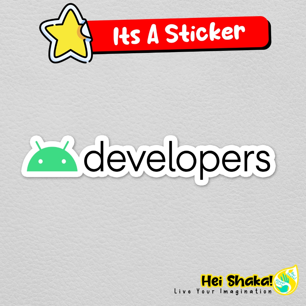 Jual Stiker Android Developers Sticker Programmer Developer Coding ...