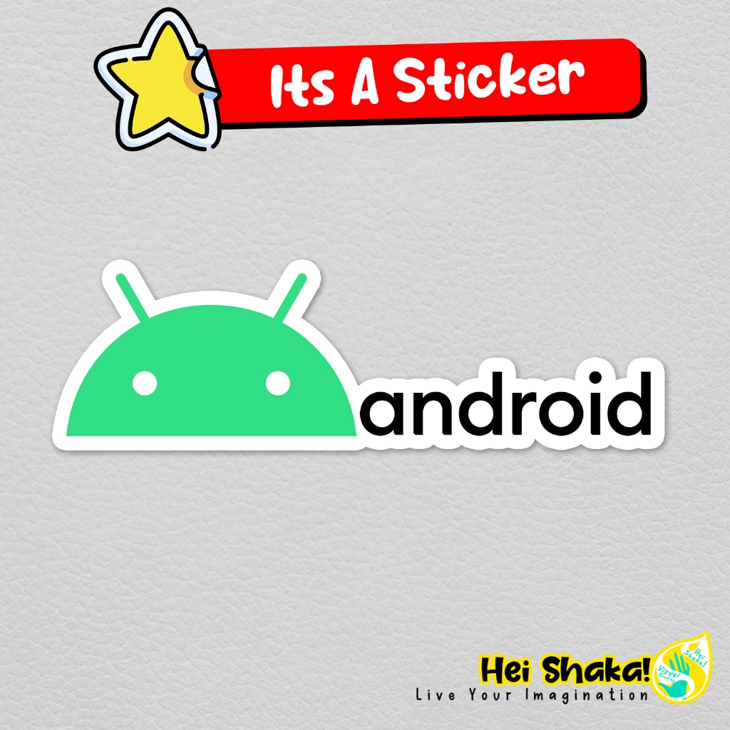 Jual Stiker Android Logo Sticker Programmer Developer Coding Vinyl Anti ...