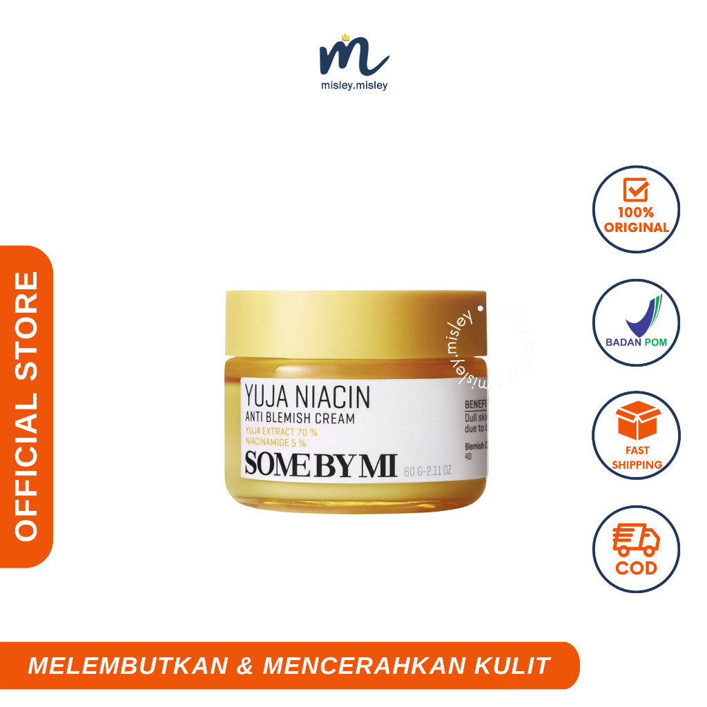 Jual MISLEY - SOME BY MI Yuja Niacin Brightening Sleeping Mask 60ml ...