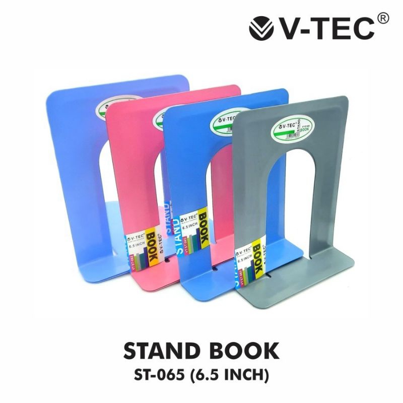 Jual STAND BOOK V-TEC PENYANGGA SANDARAN BUKU BERDIRI DEPAN BELAKANG ...