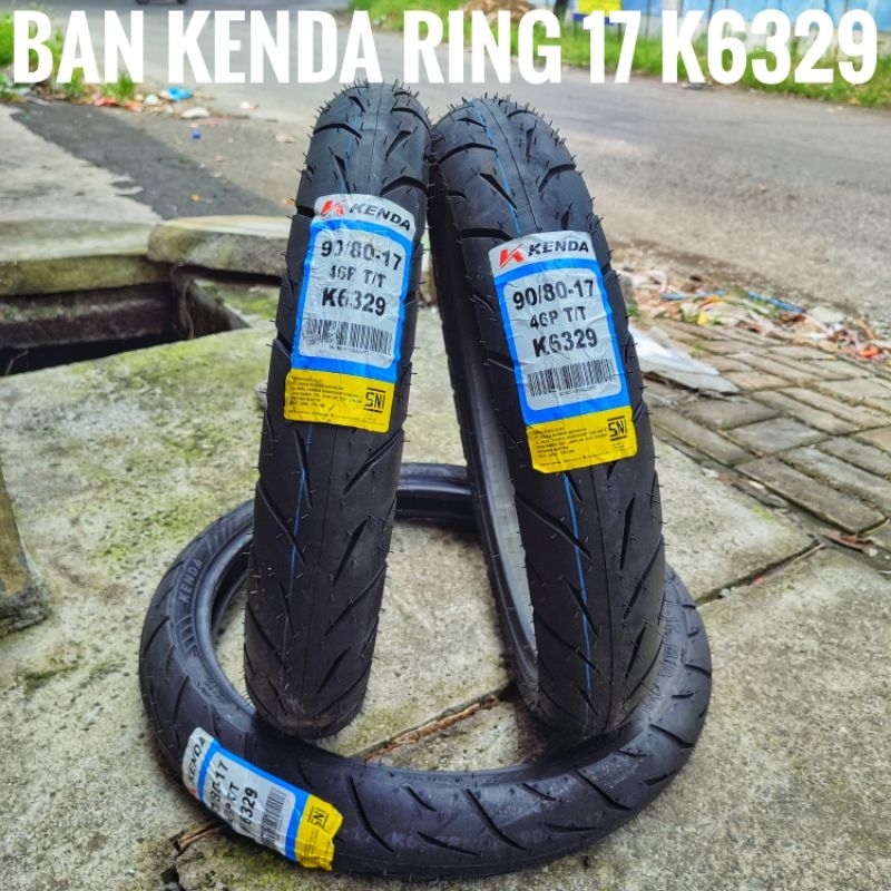 Jual BAN KENDA RACING SOFT K6329 TT Ring 17 80/80 90/80 BUKAN TUBLLESS ...